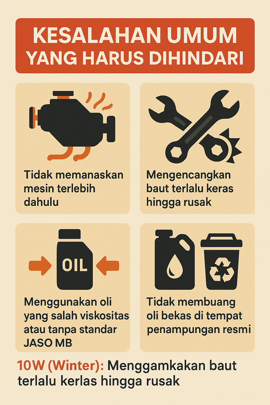 Tips Ganti Oli Sendiri di Rumah untuk Motor Matic: Praktis dan Hemat ...