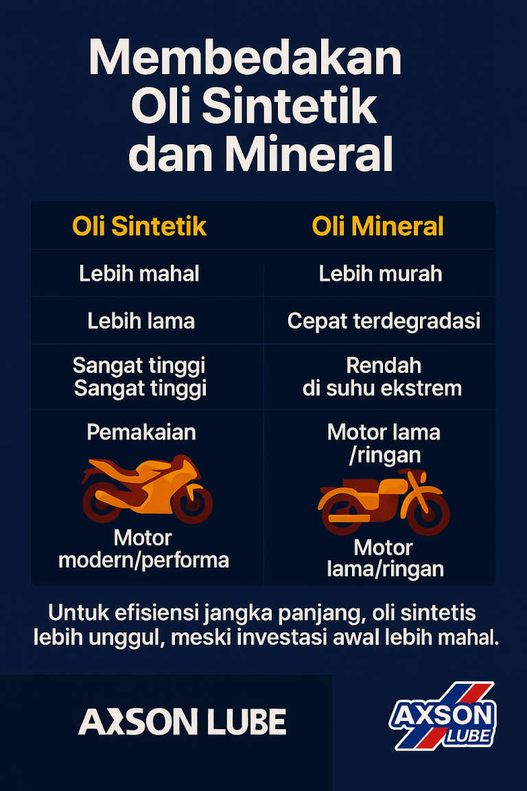 Jenis Oli Motor: Panduan Lengkap Memahami Tipe-Tipe Pelumas Mesin ...